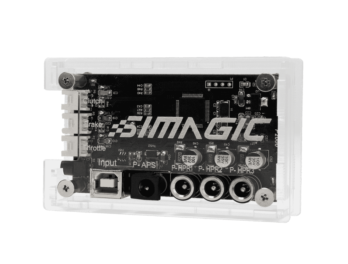 Simagic P1000 & P2000 haptic control box + bracket – DigitalRacingSystems